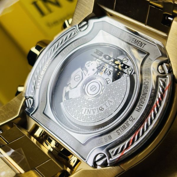 Invicta Reserve Bold Zeus Automatic Chronograph Day Date Watch -REF ...