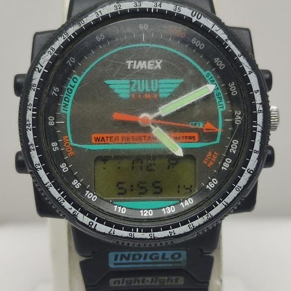 Timex Zulu Time Divers Ana-Digi Vintage Men's Wristwatch | WatchCharts