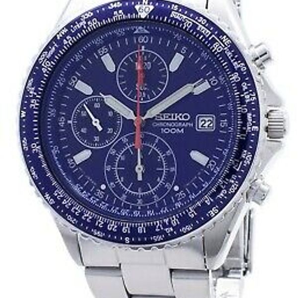 Seiko Flightmaster Pilot Slide Rule SND255 SND255P1 SND255P Men's Watch ...
