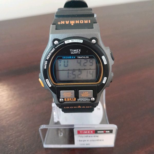 Timex ironman triathlon 8 lap vintage tw5m54300 39mm new reissue mens ...