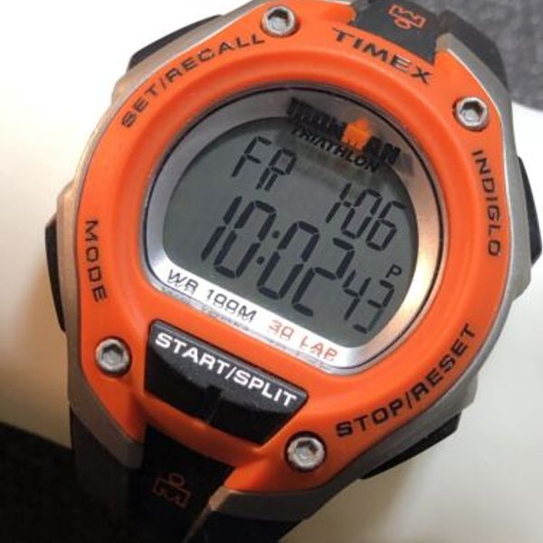 Timex Ironman TRIATHLON 30 Lap Indiglo 100M Digital Watch (Repair) Time ...