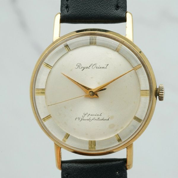 Vintage Royal Orient Special 19 jewels Antishock Mechanical Manual ...