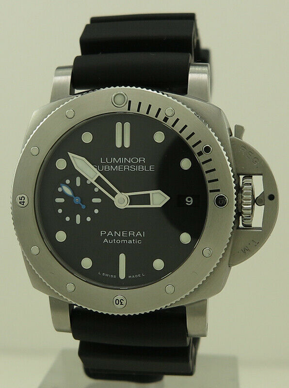 Panerai Ref PAM 682 Steel Automatic 42mm 3 Day Luminor Submersible On ...