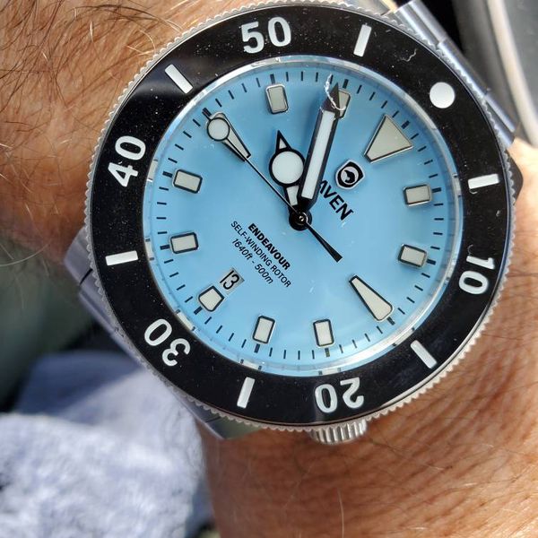 Raven Endeavour Blue/Turquoise full package | WatchCharts