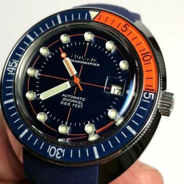 BULOVA 96B321 Oceanographer Devil Diver Men’s 44mm Watch - Orange ...