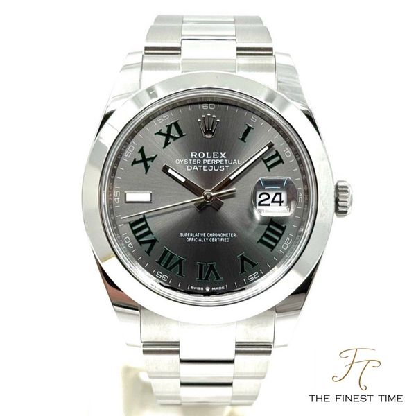 Rolex Datejust 41 126300 Slate 126300 Wimbledon Oyster _ May 2023 ...