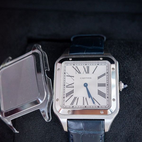 Cartier Santos-Dumont WSSA0032 Extra-large model, hand-wound mechanical ...