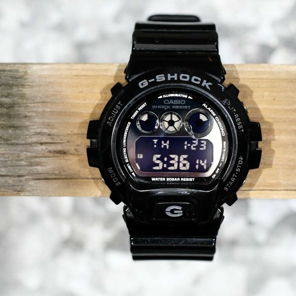 Casio G-Shock Chrono Watch - Black DW-6900 NB, Limited Edition Mirrored ...