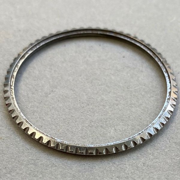 1960's Vintage Rolex Submariner 5512 5513 Stainless Steel Bezel Ring ...