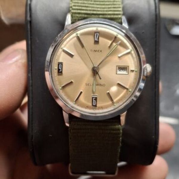 Timex Viscount 1970 Mens Vintage 1970s Automatic Self Wind Watch ...