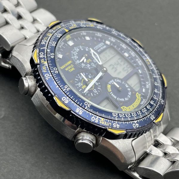 CITIZEN Blue Angels C300-Q00842 Promaster Navihawk Chronograph Watch ...
