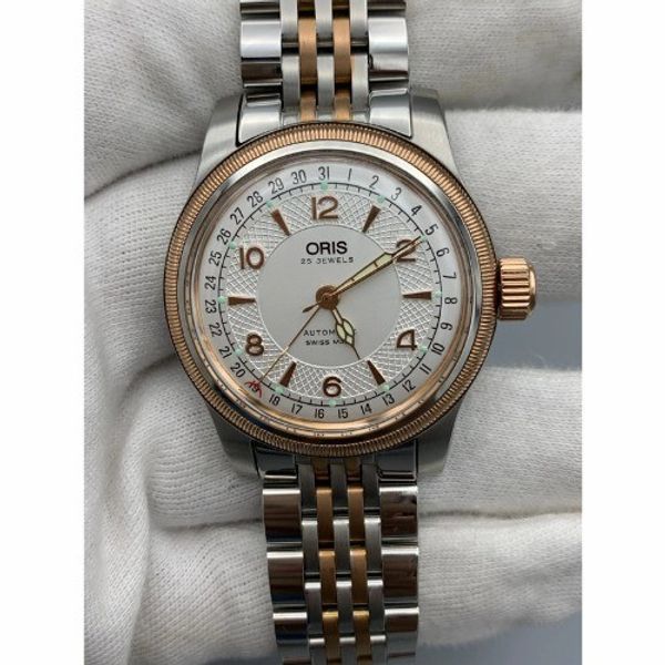 Oris Big Crown Pointer Date Automatic 25 Jewels Men Swiss Wrist Watch ...
