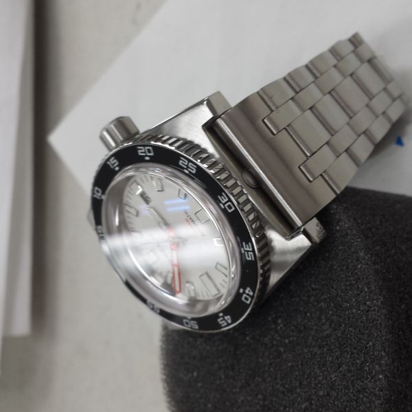 SOLD: Borealis Scorpionfish White Dial Diver Watch | WatchCharts ...
