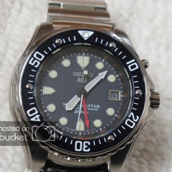 FS. Seiko JDM Scubamaster ti GMT Monocoque Scuba Diver SBCW003 ...