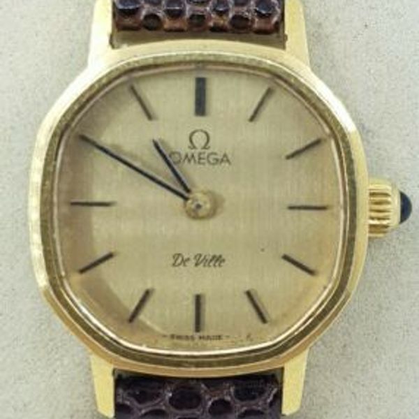 Omega Ladies Gold Plated Swiss Made Watch Cal 625 Ref 511.0567 Octagon ...
