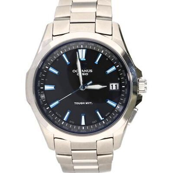 CASIO OCEANUS Classic Line OCW-S100 Radio Solar Titanium Rank AB ...