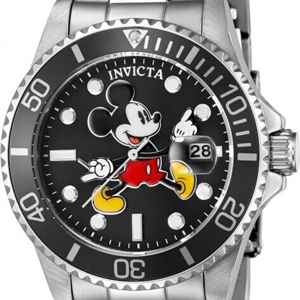 Invicta Disney Limited Edition Mickey Mouse Quartz Men's Pro Diver ...