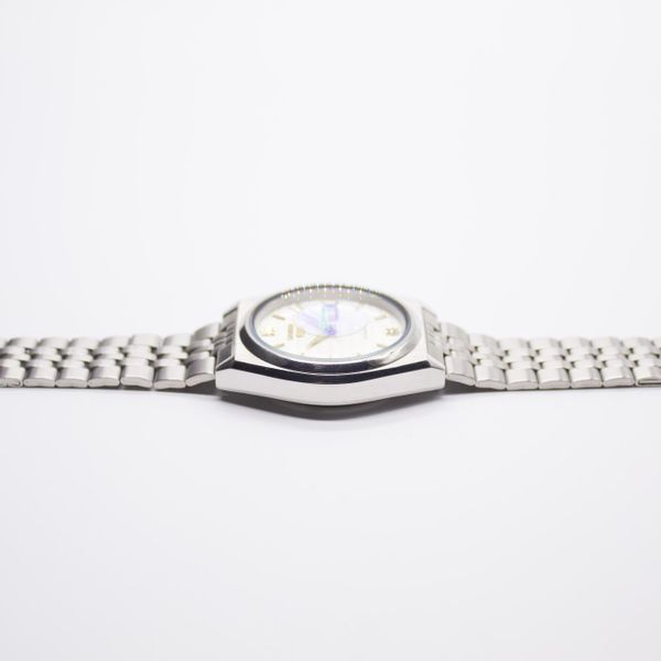 [WTS] 2000 Seiko 5 Pearl White Linear Dial Men's Wrist-Watch W/Box ...