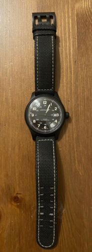Hamilton Khaki Field Titanium Auto H70575733 Men's Black Automatic ...
