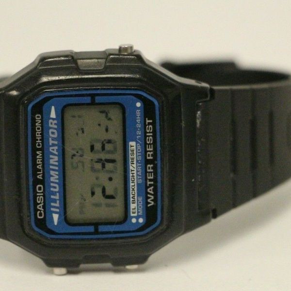 VINTAGE CASIO LCD 3298 F-105. ILLUMINATOR. ALARM/CHRONO. #14 ...