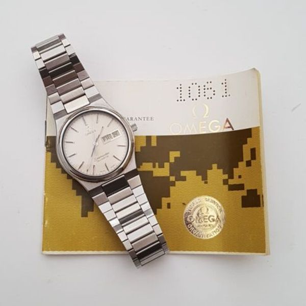 Vintage Omega Seamaster Day Date Quartz Cal.1345, Original Box And ...