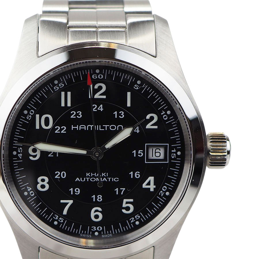 [HAMILTON] Hamilton H70455133 Khaki Field Auto Black Dial Stainless ...
