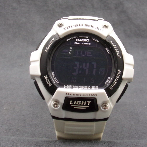 Men's CASIO Solar Powered Digital Watch W-S220 - Works Great ...