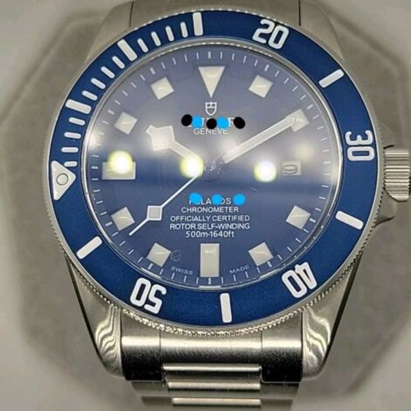 (BROKEN Movement FOR PARTS) Invicta MOD Diver Aftermarket Modified Dial ...
