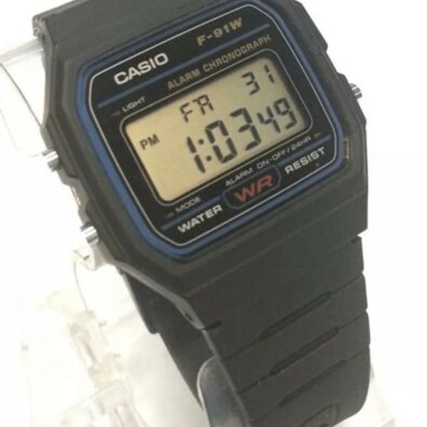 Casio Digital Mens Classic Watch F91 F91W Vintage Style Brand New ...