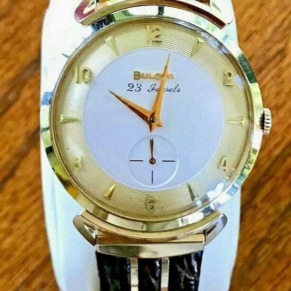 1958 BULOVA "HIS EXCELLENCY" Model F L8 WATCH 10k RGP 23 Jewel, ORG ...