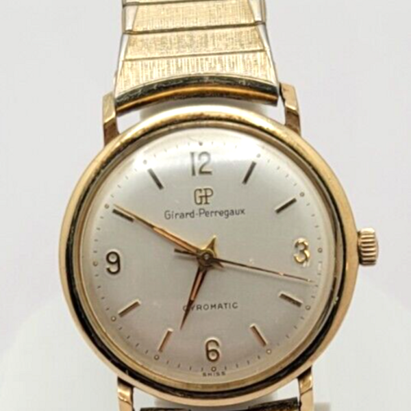 Vintage Girard Perregaux Gyromatic 10k Gold Filled Automatic Men's ...
