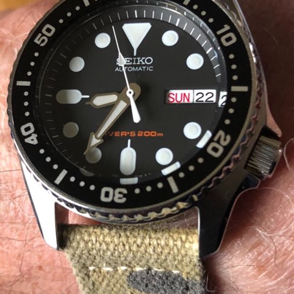 Withdrawn: Seiko SKX013K1 Mid Sized Diver $140 | WatchCharts Marketplace