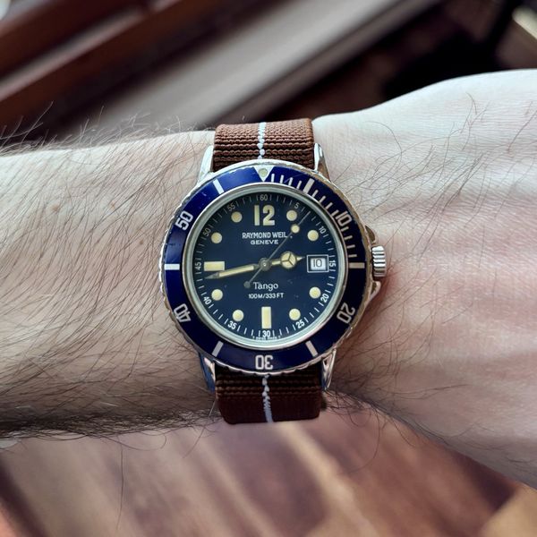 Raymond Weil Geneve Tango Diver Watch Swiss Made 36mm | WatchCharts ...