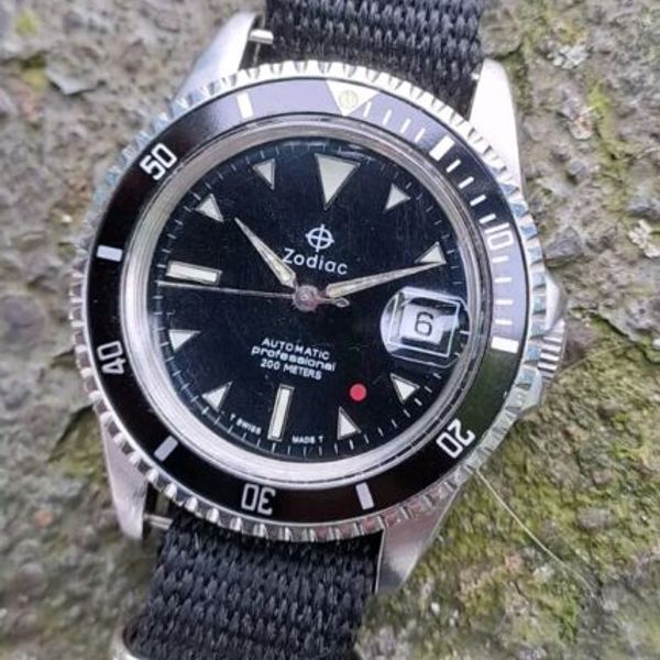 Zodiac Red Dot automatic diver watch ETA 2824-2 Swiss movement all ...
