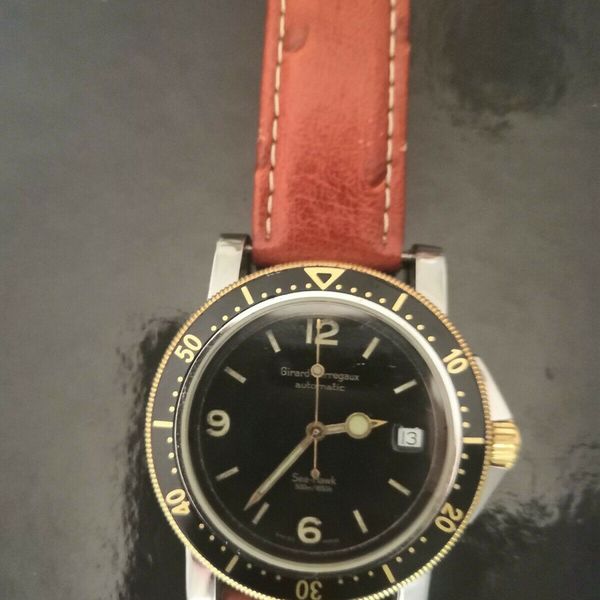 Girard Perregaux Seahawk 7100 gold and steel 500m WR watch ...