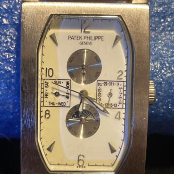 Patek Philippe Mens Watch EAR-2001 28-20-220 22K Geneve Swiss Made ...