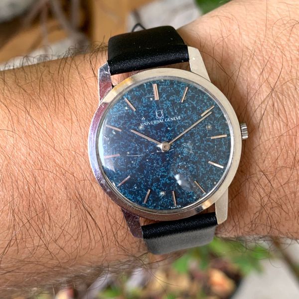 Montre Universal Genève mécanique vintage Cal 1-42 ref 842121/01 ...