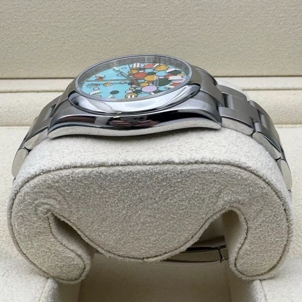 Rolex 124300 Oyster Perpetual 41mm Custom Celebration Balloon Dial Box ...