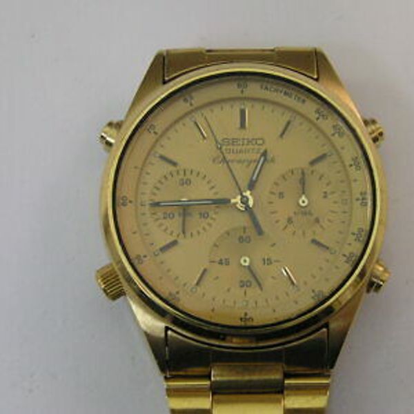 Seiko Chronograph Watch w/ Band 7A28-7029 | WatchCharts Marketplace