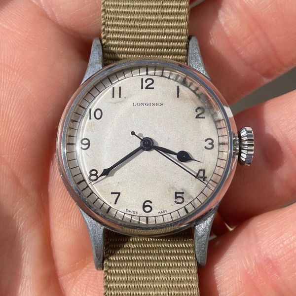 Rare Vintage British Military Longines 6B RAF Pilots Watch Circa 1940 ...