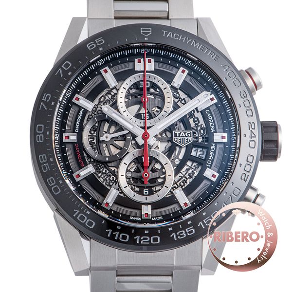 TAG HEUER TAG HEUER Carrera Caliber Heuer 01 Chronograph CAR2A1W.BA0703 ...