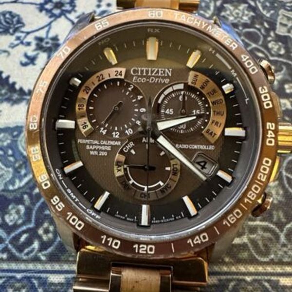 Mens Citizen Eco Drive E650-S086728 Chronograph Solar Wristwatch | WatchCharts Marketplace