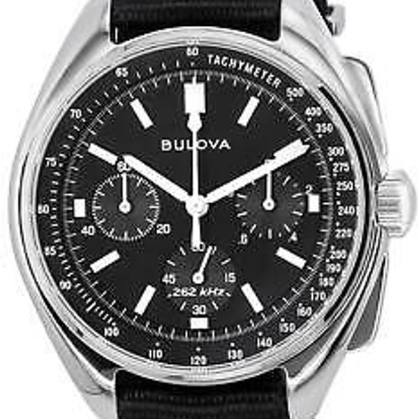 Bulova Lunar Pilot Special Edition Chronograph Tachymeter 96A225 50M ...