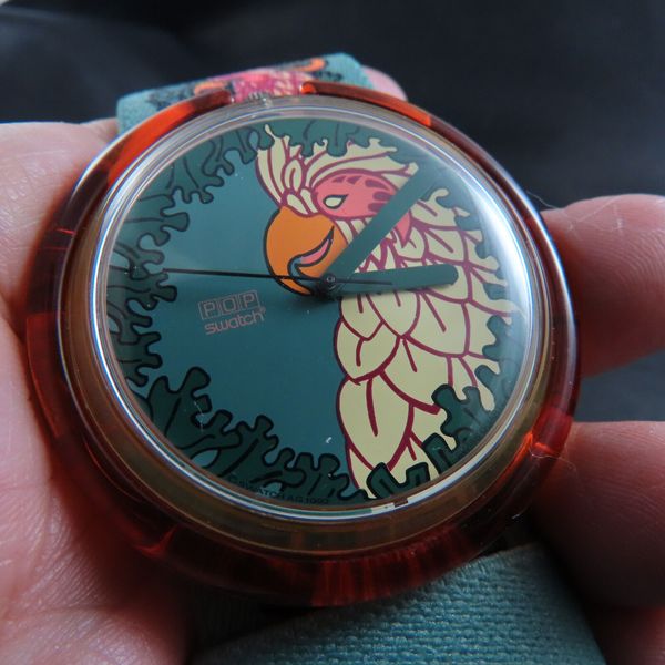 New Swiss Made Swatch POP ART Dial Quartz Men Watch | WatchCharts ...