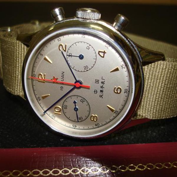 ***SOLD***: Chinese Airforce 1963 Reissue handwinding Chronograph ...