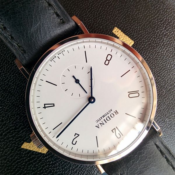 Rodina (Nomos Homage) and Seiko SSC209 Solar Chronograph with Alarm ...