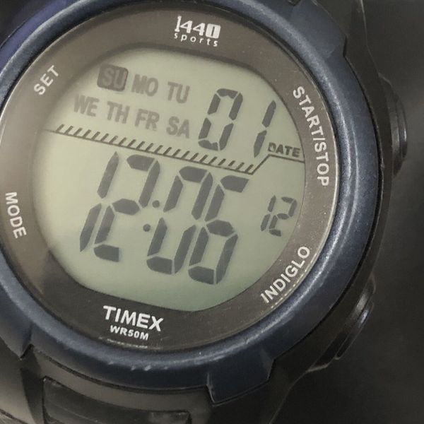 Timex 1440 Menâ s Watch NEW BATTERY | WatchCharts Marketplace
