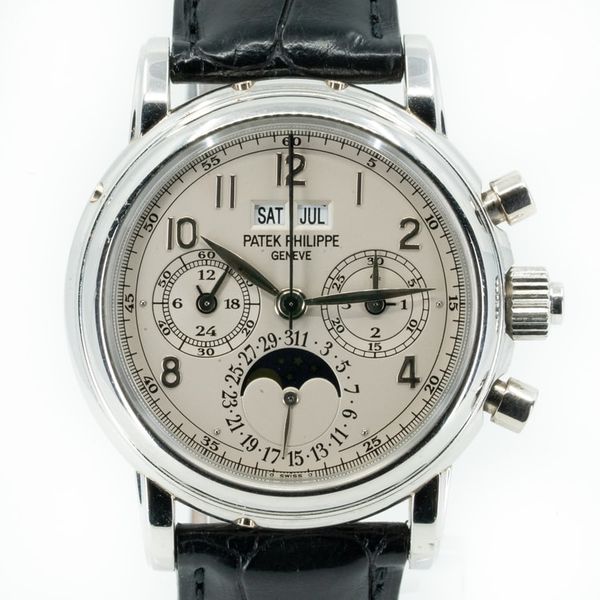 FS: Patek Philippe 5004P Perpetual Split Chronograph Platinum 37mm Box ...