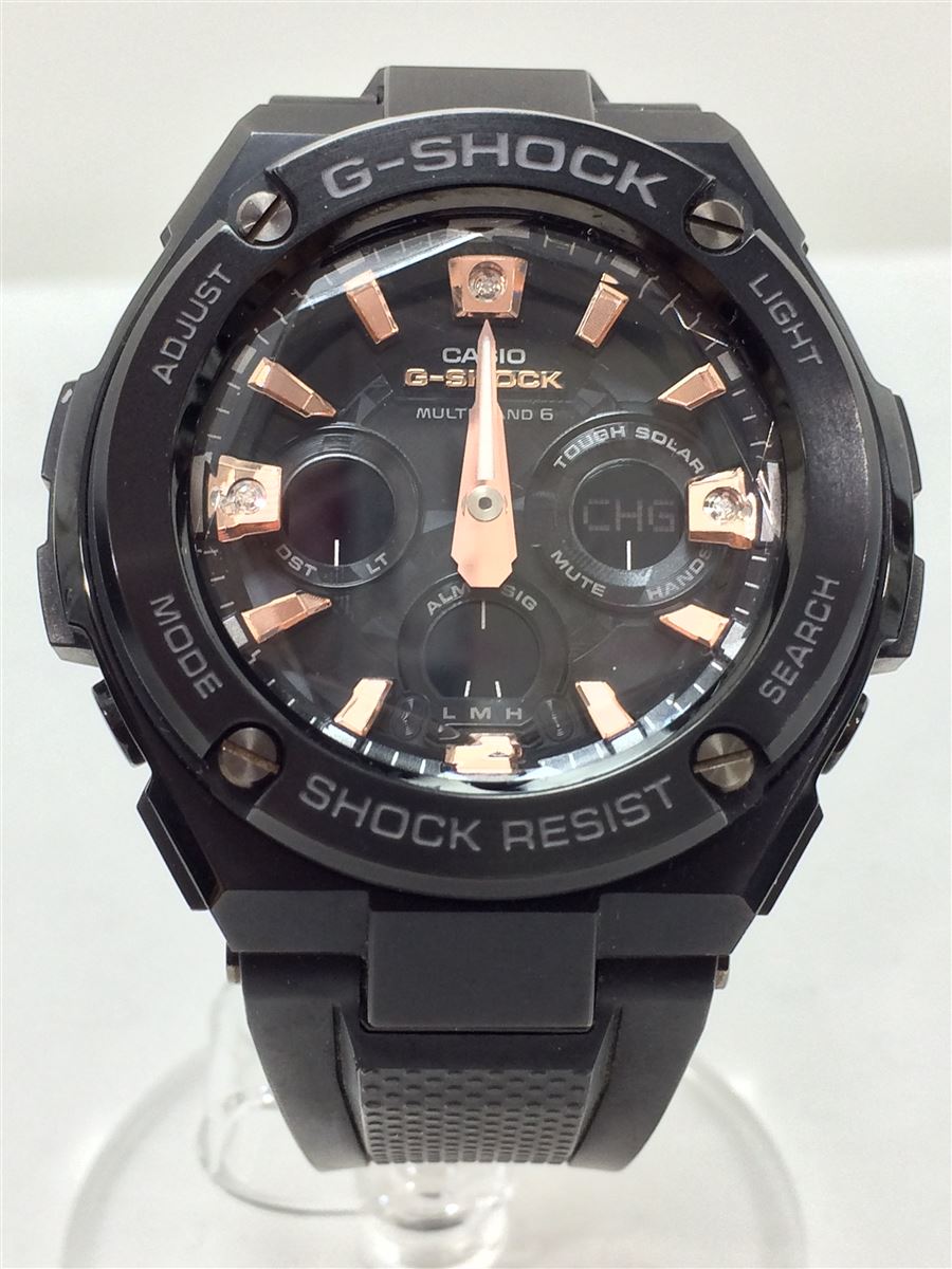 [Used] CASIO Solar Watch / G-SHOCK / Digiana / Black / Black / GST ...