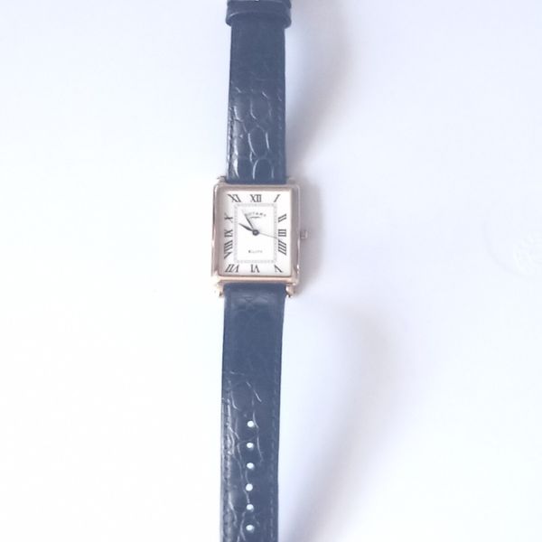 Mens 9ct Gold Rotary Tank Watch | WatchCharts Marketplace